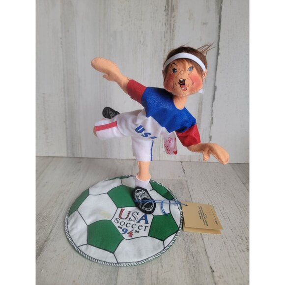 unbranded | Holiday | Annalee 994 Usa Soccer Player Sports Doll Society ...